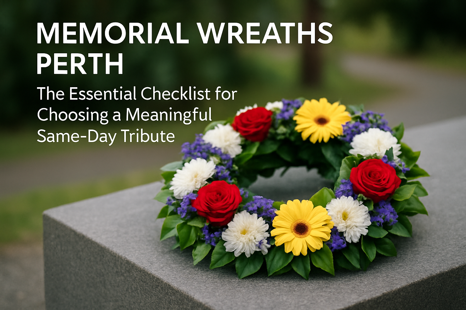 Memorial Wreaths Perth: The Essential Checklist for Choosing a Meaning ...