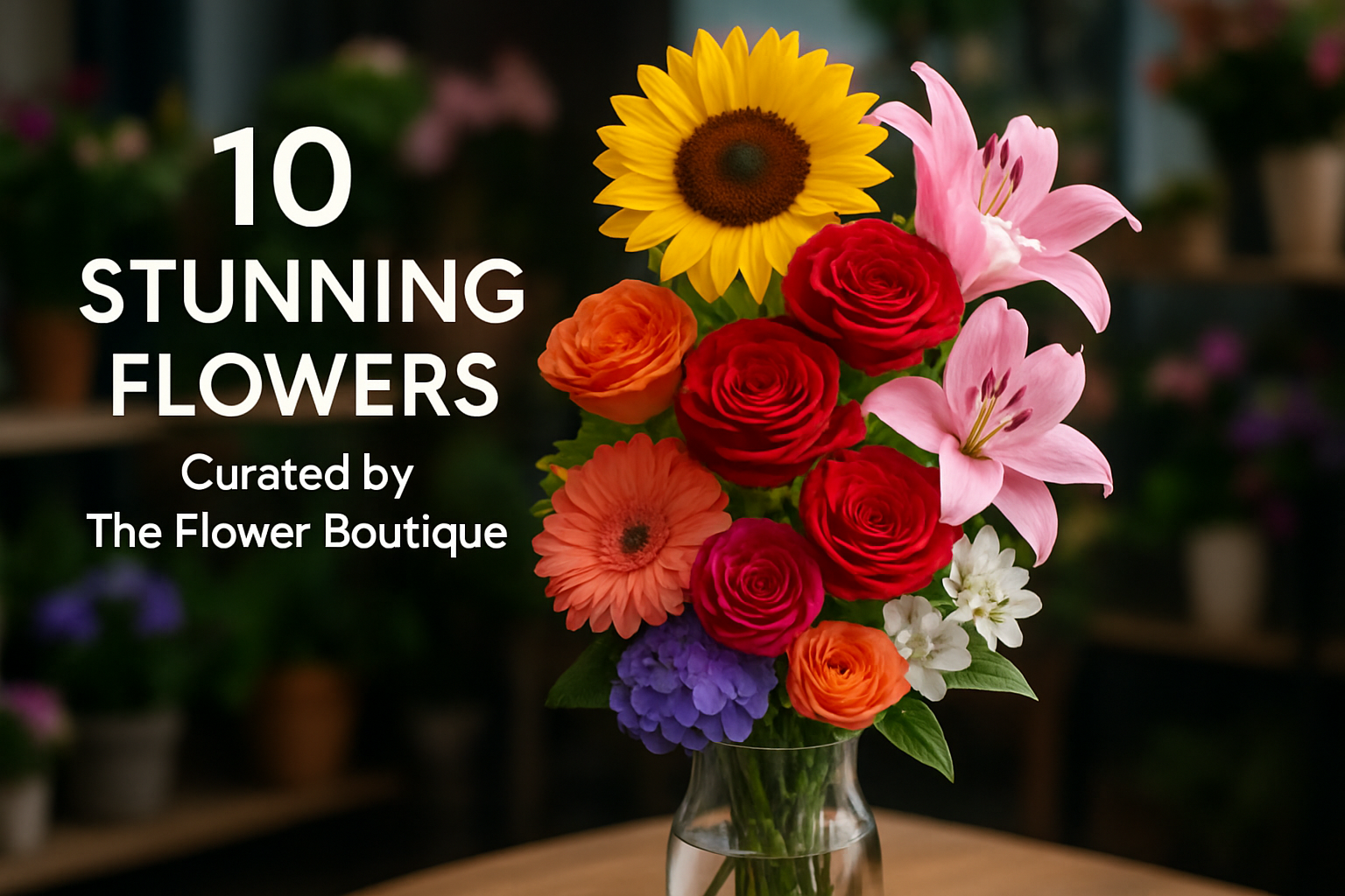 10 Stunning Flowers in Flower Shops That Make Every Occasion Special ...